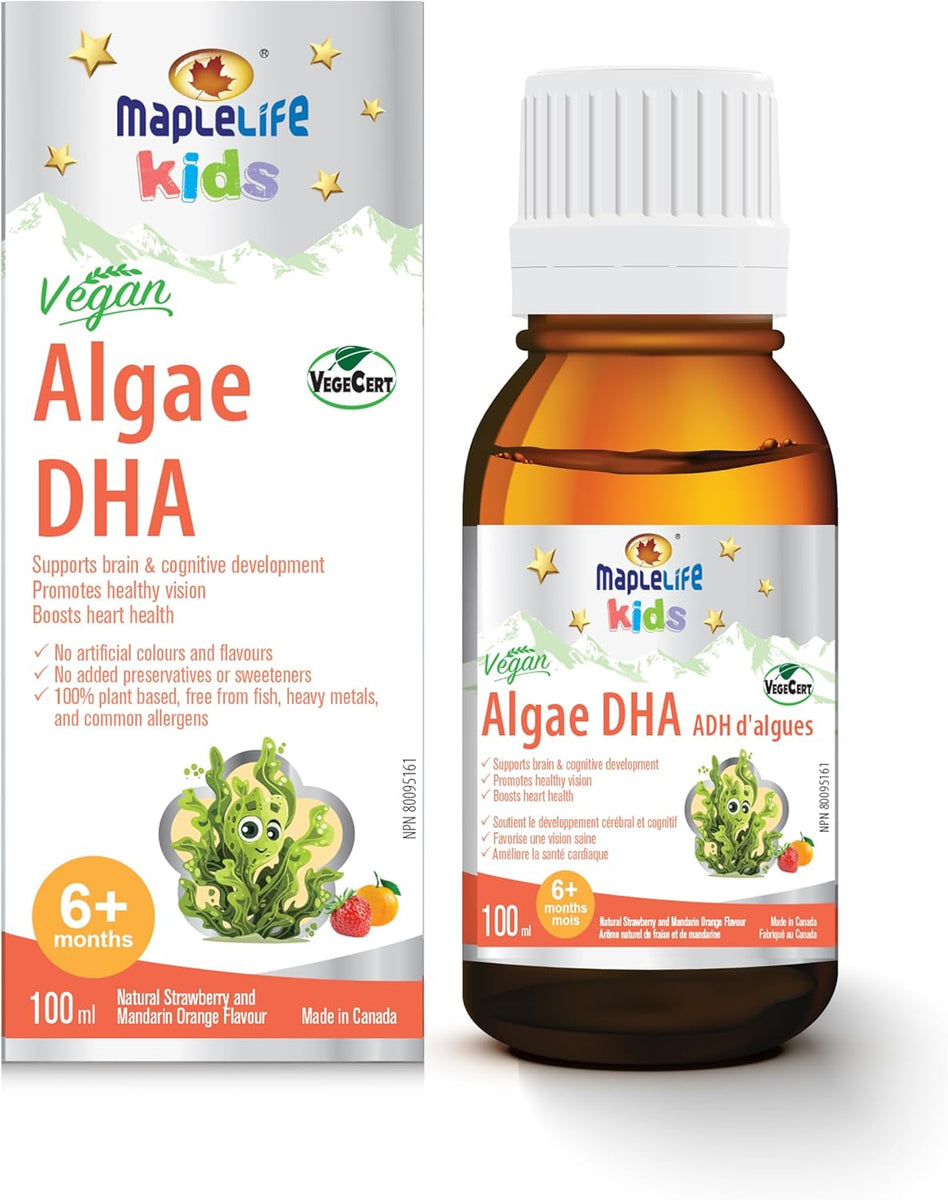Kids Kids Vegan Algae DHA 100ml – MapleLife Nutrition