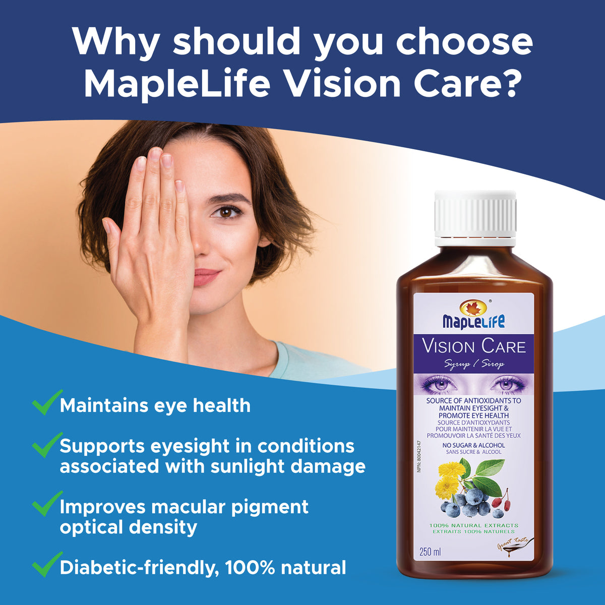 Vision Care Syrup 250ml – MapleLife Nutrition