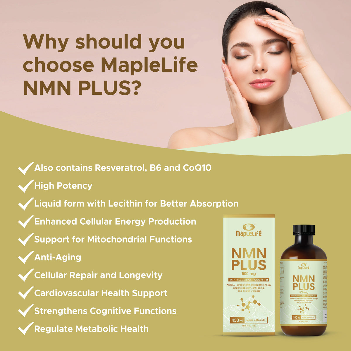 NMN PLUS 450 ML – MapleLife Nutrition