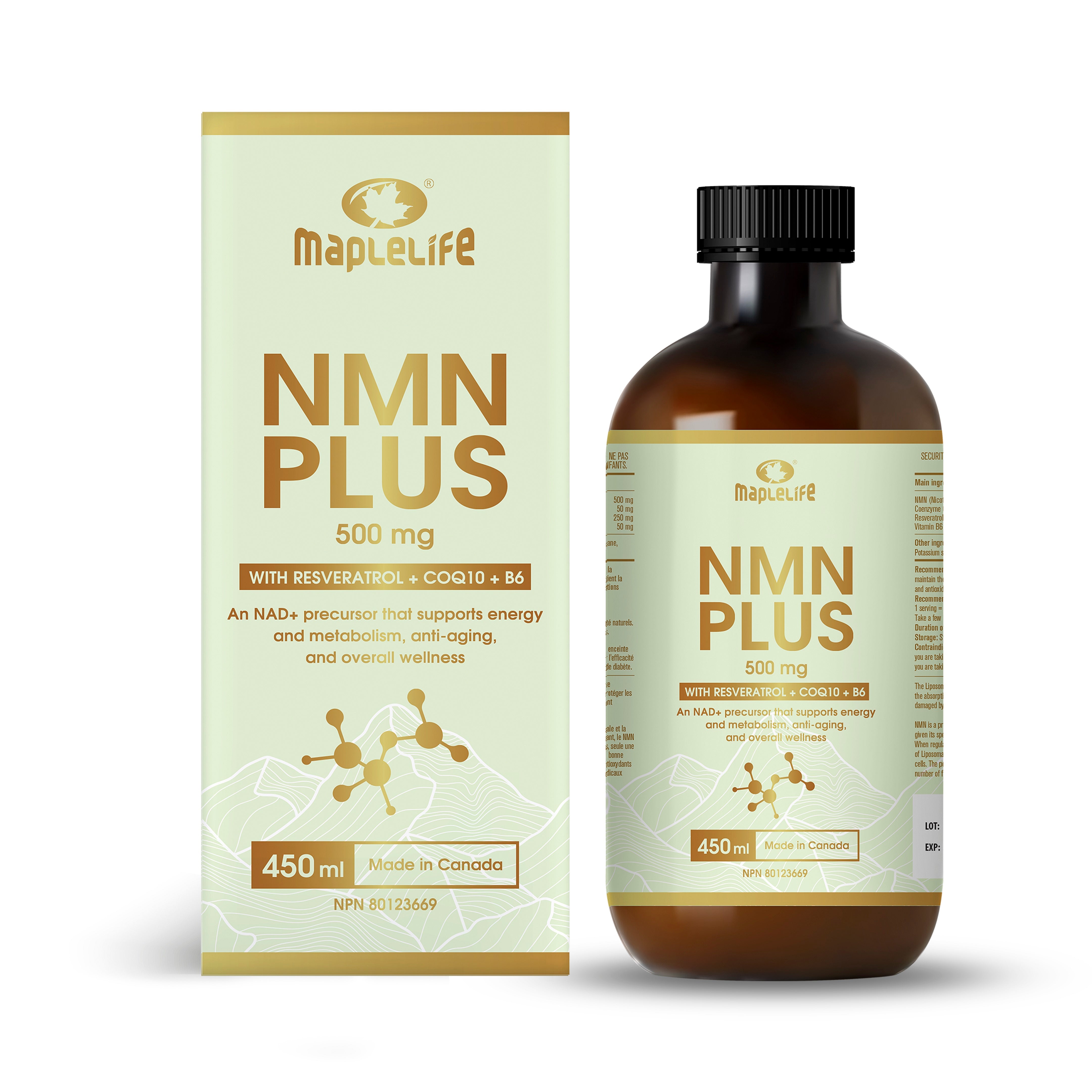 NMN PLUS 450 ML – MapleLife Nutrition