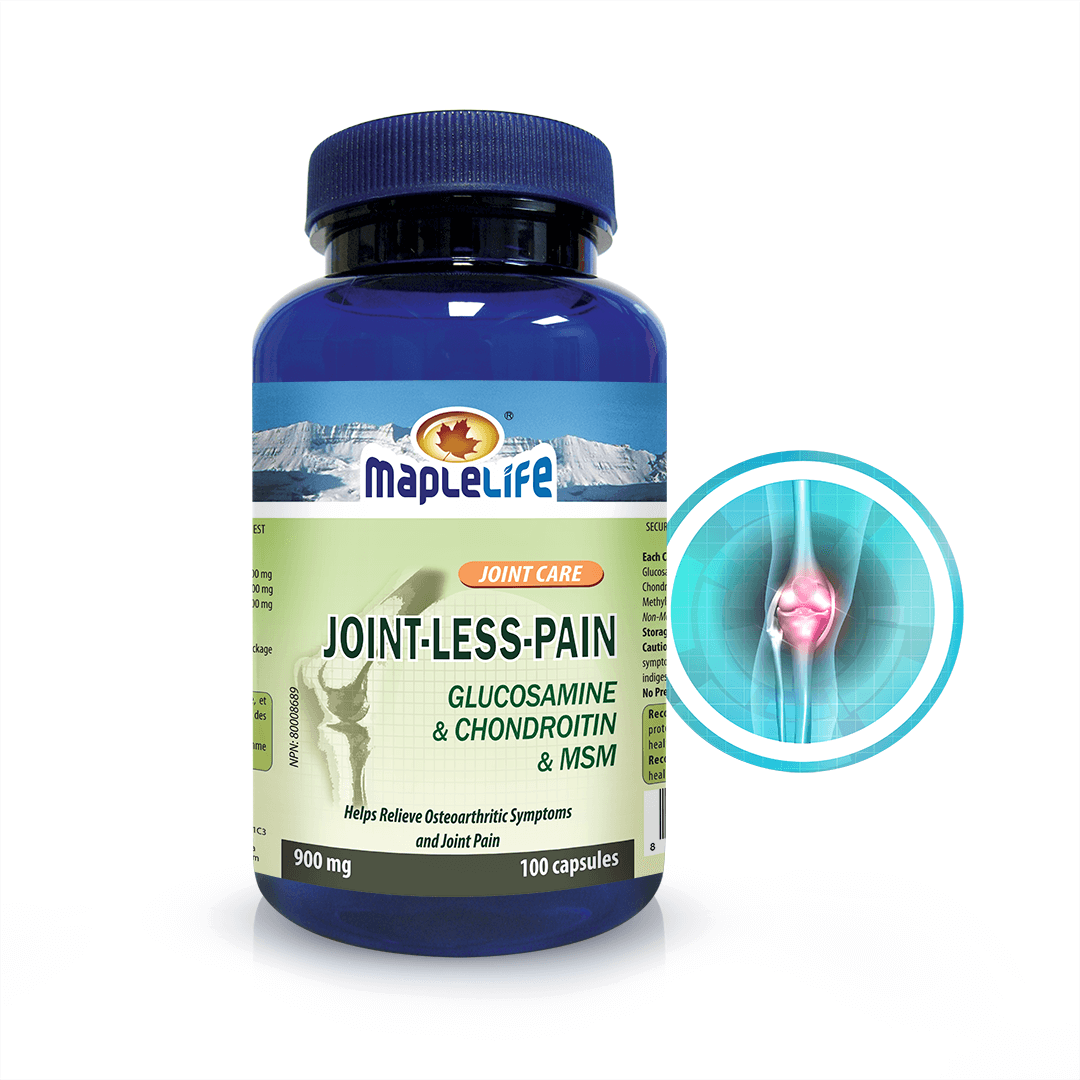 Joint-Less-Pain 900mg 100 Capsules joint pain – MapleLife Nutrition