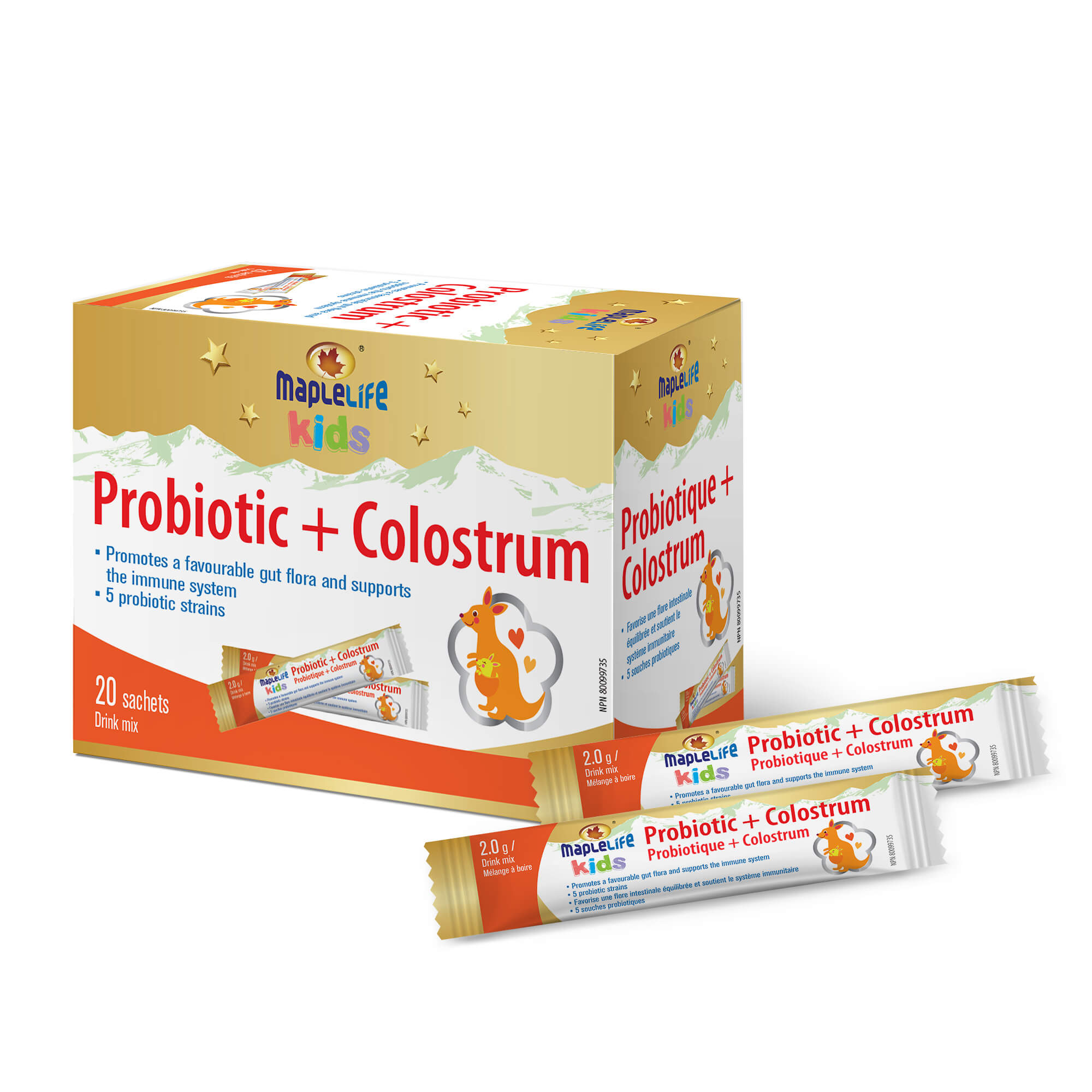 Probiotic + Colostrum 20 Sachets – MapleLife Nutrition