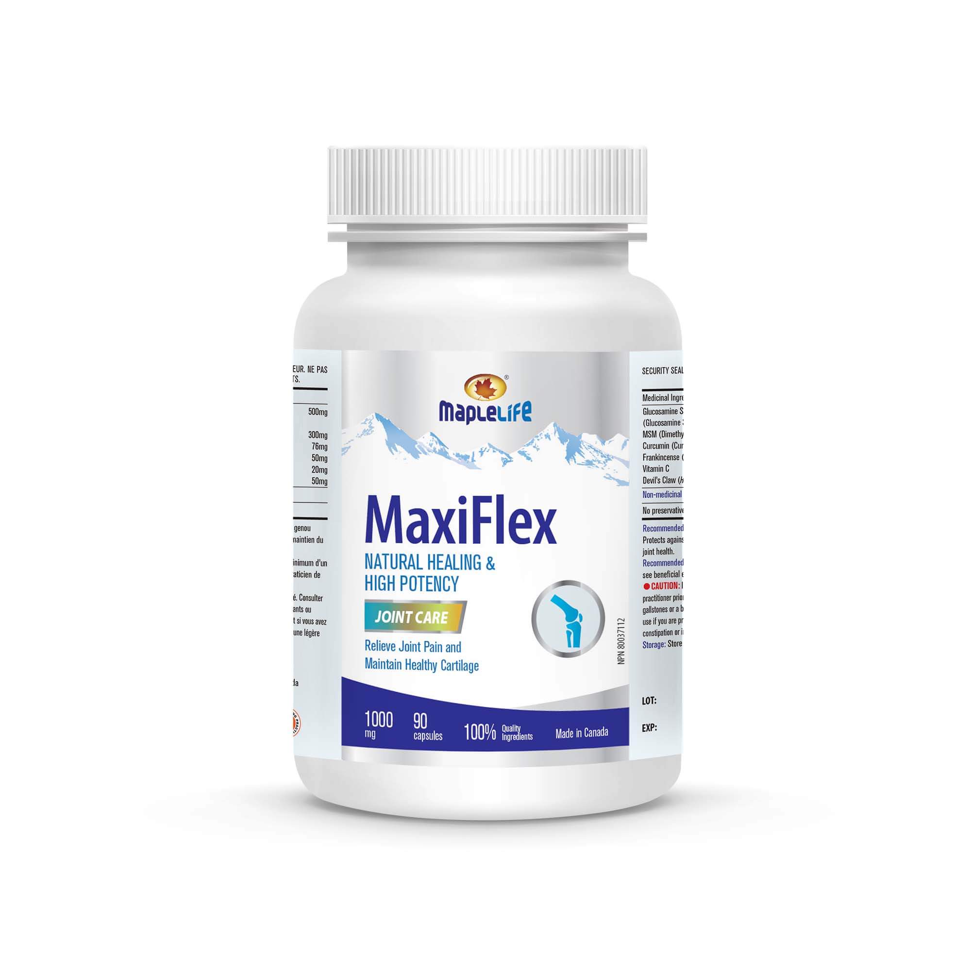 Maplelife MaxiFlex 1000mg against deterioration of cartilage ...