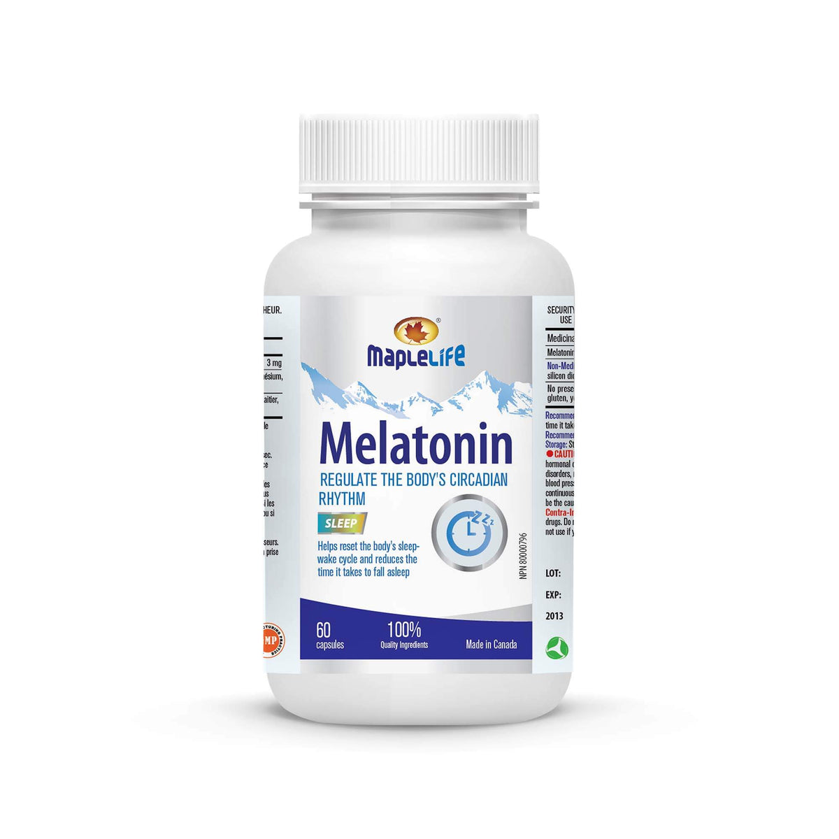 Maplelife Melatonin 60 Capsules Sleep Aids – MapleLife Nutrition